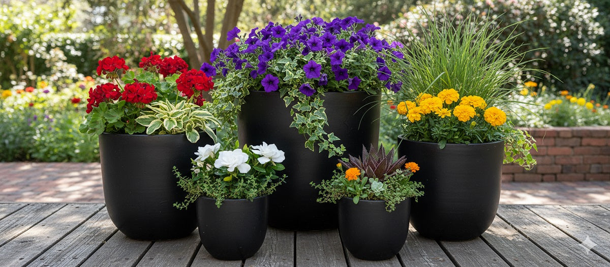 Best Plant Pairings for Wholesale Black Plant Pots – TT Pottery